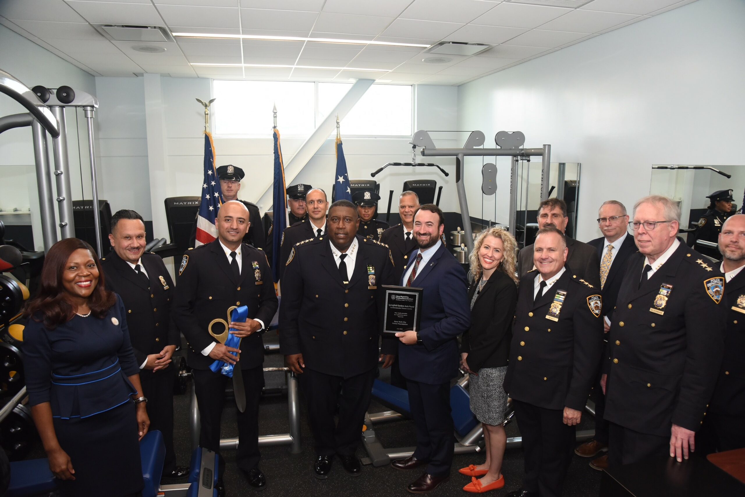 NYC Police Foundation Unveils New NYPD Cardiovascular Fitness Center ...